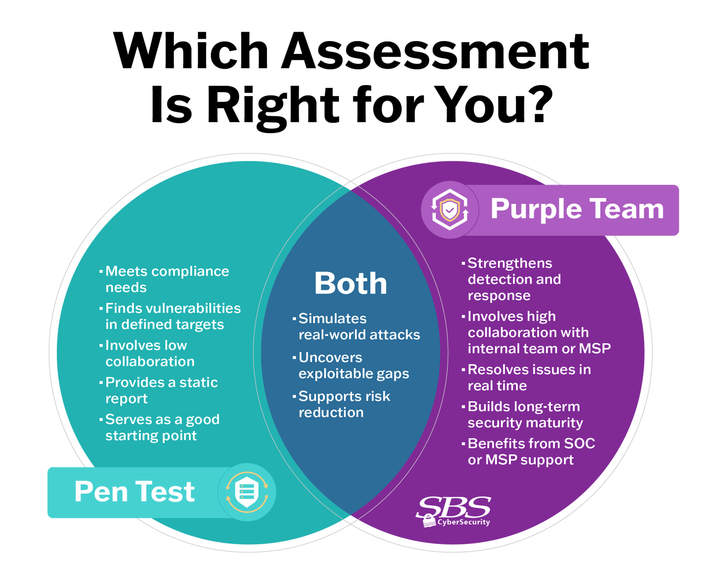Purple Teaming vs. Pen Testing: Choosing the Right Fit | SBS