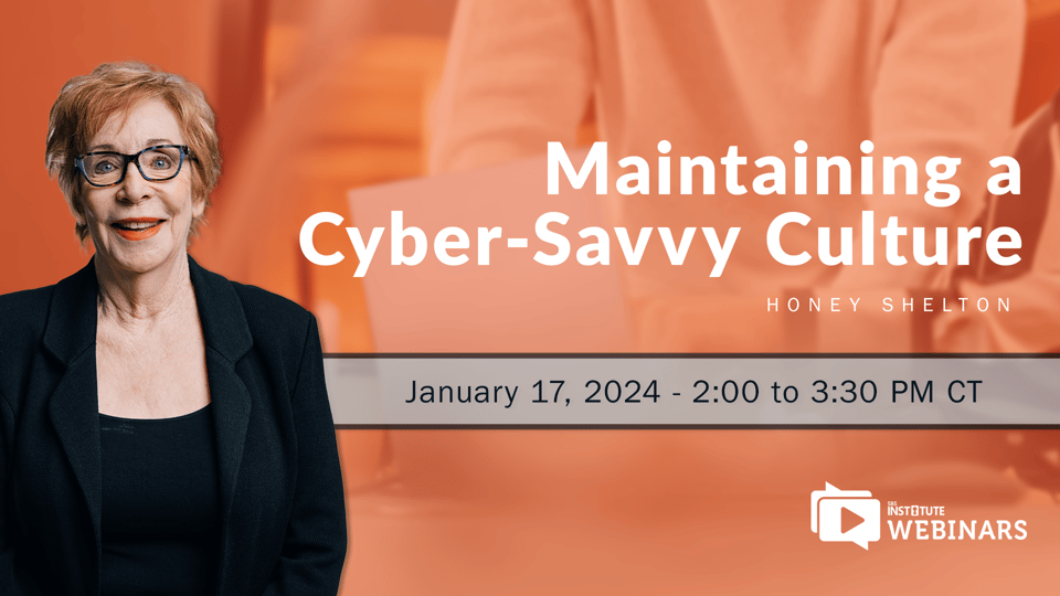 SBS Institute: Maintaining a Cyber-Savvy Culture